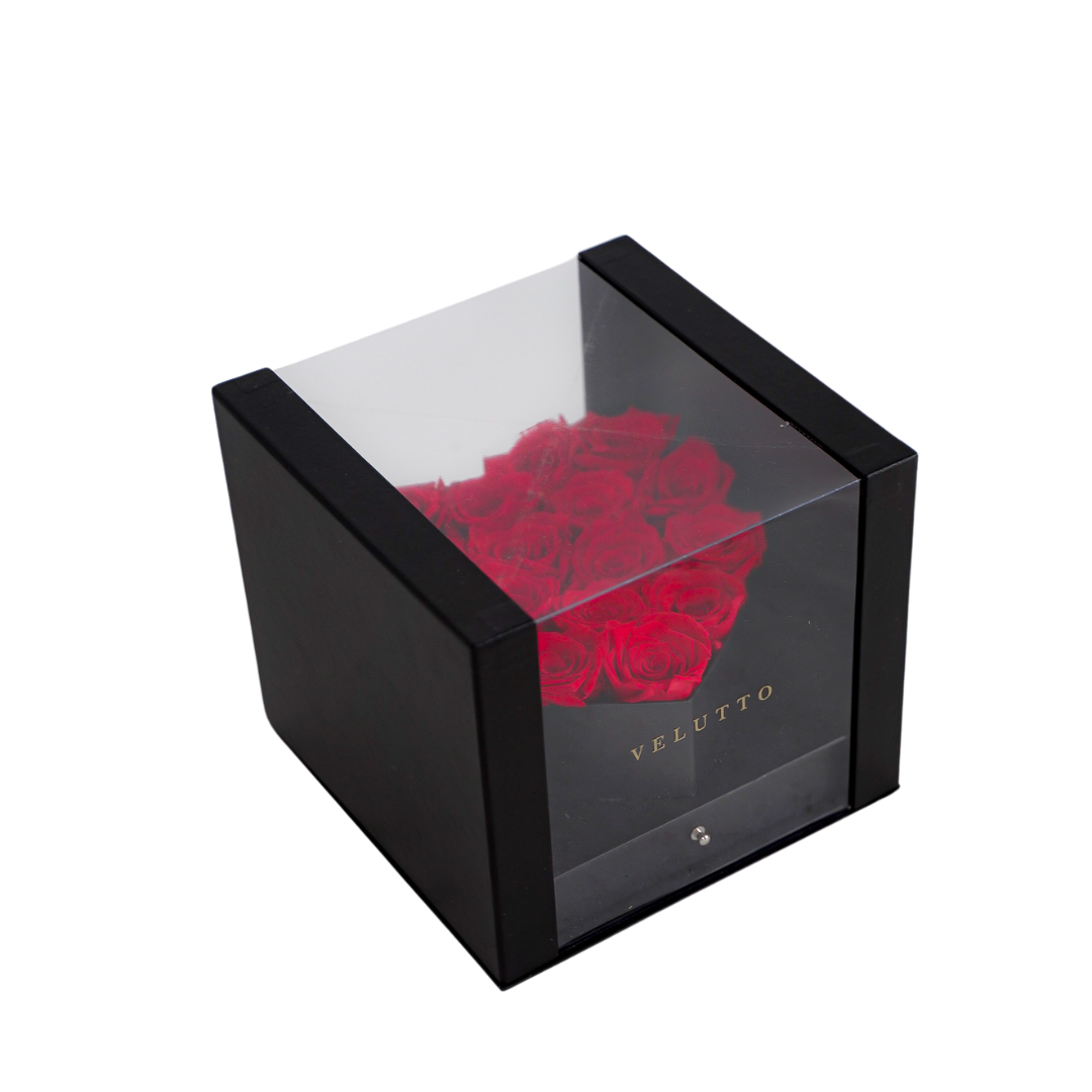 [Velutto] Glowbal + heart box + display + pullout drawer – veluttovc